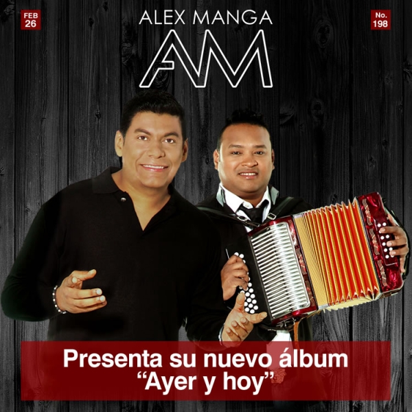 ALEX MANGA presenta su nuevo álbum